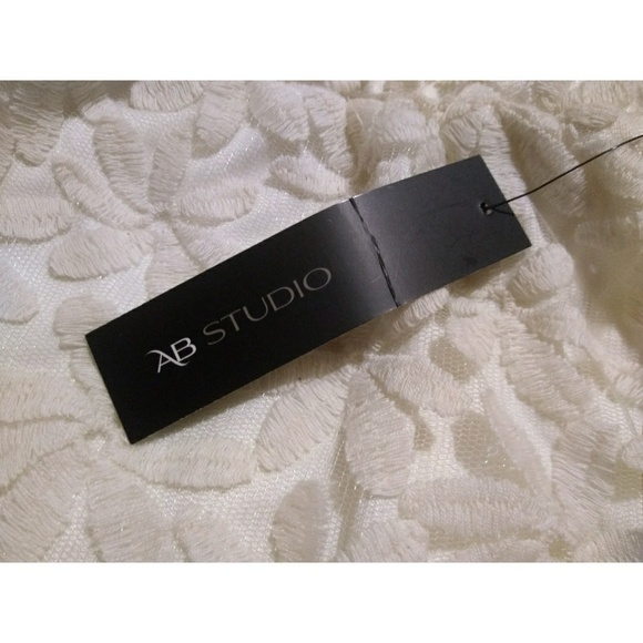 AB Studio | Skirts | Nwt Ab Studio Lace Overlay Skirt | Poshmark